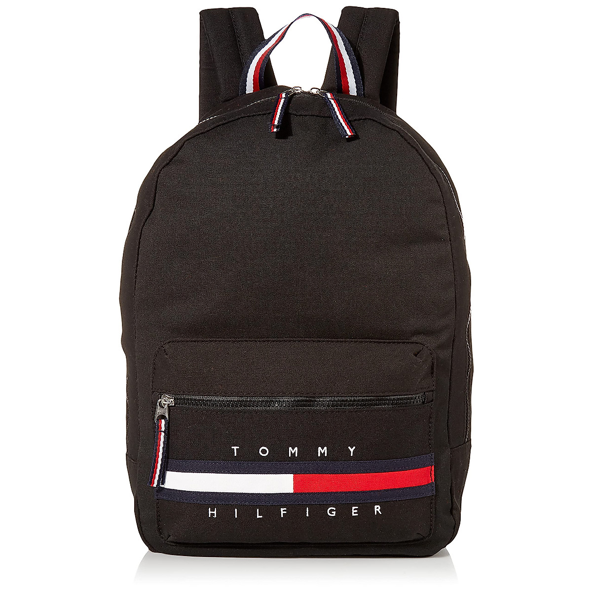 Tommy Hilfiger Men's Gino Backpack, Deep Black, One Size