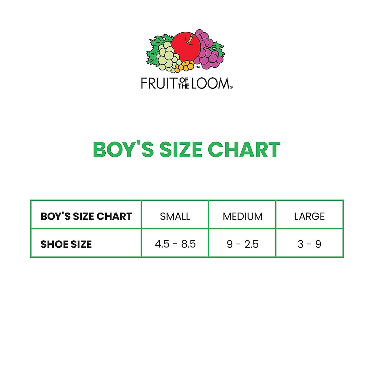 Fruit Of the Loom Boys' Dual Defense Crew Socks (10 Pack), White, Large