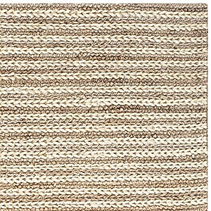 SAFAVIEH Natural Fiber Collection Area Rug - 5' x 8', Natural, Handmade Farmhouse Jute, Ideal for High Traffic Areas in Living Room, Bedroom (NF653A)
