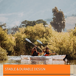 Oru Kayak Foldable Kayak Haven TT | for 1 or 2 People - Stable, Durable, Lightweight - Lake and River Kayaks - Beginner, Intermediate - Size (Unfolded): 16'1" x 33", Weight: 41 Lbs