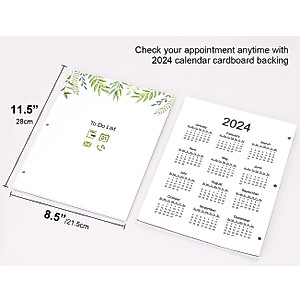 To Do List Notepad, Daily Task Planner with Checklist, 52 Sheets Tear Off Note Pad with 2023 Calendar, Work and Personal Organized, 8.5" X 11", A4 Size, 3 Hole Punched