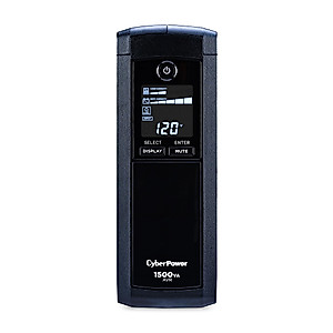 CyberPower CP1500AVRLCD Intelligent LCD UPS System, DISCONTINUED * SEE NEW UPDATED MODEL CP1500AVRLCD3 *