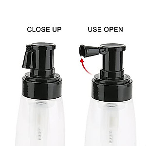 Barber Powder Bottle Spray - for Applying Talc and Powder - Empty Powder Travel Cosmetics Blower, Refillable Hair Fiber Applicator for Hair Salon, Home, Beauty