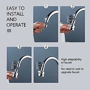 Multifunctional retractable three-gear faucet extender, suitable for sinks, kitchens, bathtubs and closestool