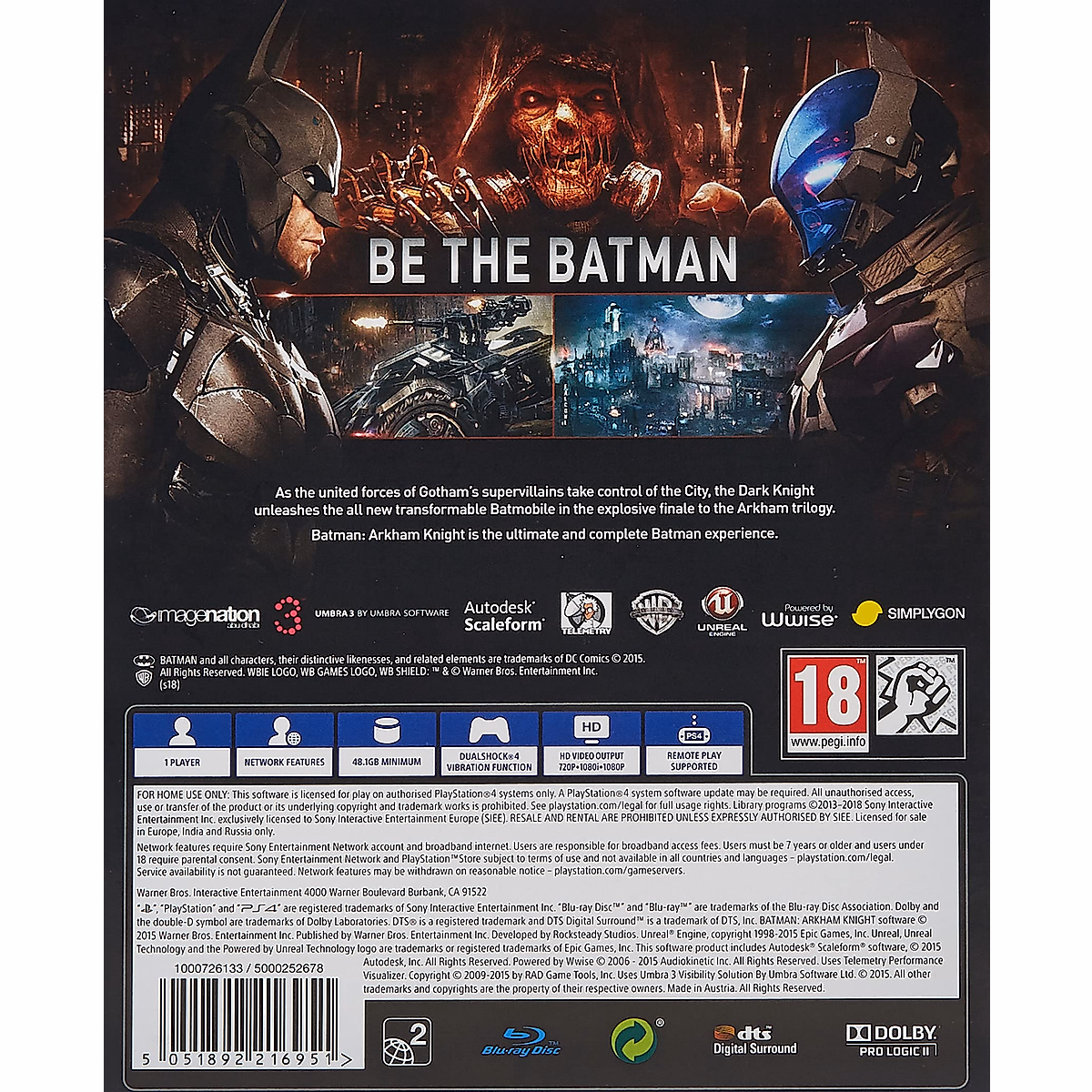 Batman: Arkham Knight (PS4)