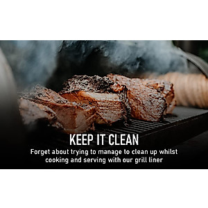 TYH Supplies 10 Pack Drip Tray Liners for Traeger Ranger/Scout Grill | Compatible with TFT18KLD | Disposable Aluminum BBQ Tray for Catching Grease | 10.51 x 13.98 Inch