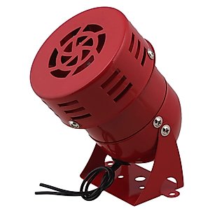 BQLZR Siren Bell Clock Industrial Siren AC 110V, Industrial 110dB MS-190 Alarm Sound Motor High Power Buzzer Siren ,Suitable for Home, Industrial, Shop Alarms,Orchard