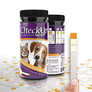 Kit4Cat Litter & Test UTI Bundle - Kit4Cat Hydrophobic Litter with CheckUp 3 Parameters UTI Testing Strips x 50