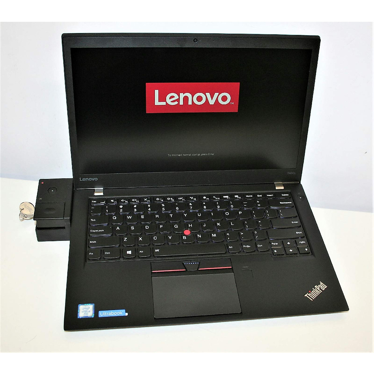 Lenovo T460s Ultrabook 20FA (14" FHD, Intel i5-6300U 2.4GHz, 8GB RAM, 256GB SSD, 720p Camera, Fingerprint Reader, Backlit Keyboard, Windows 10 Pro 64)