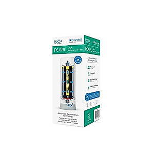 Brondell HF-25 Carbon Block Water Filter Replacement for Pearl Countertop Filtration System