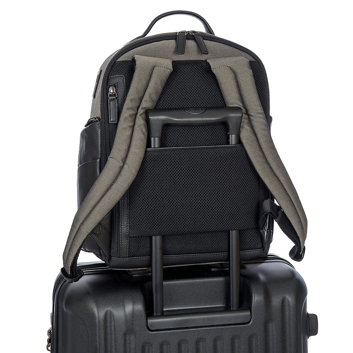 Bric's Monza Medium Laptop|Tablet Business Backpack, Grey.Black, One Size