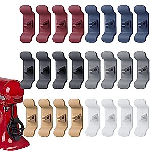 Cord Organizer for Appliances, YYS Cable management, 24 Pcs Cable Organizer, Wire Organizer, Cord holder, cord keeper, cord management, Wire Management for Blender |Air Fryer |for Kitchen Organization