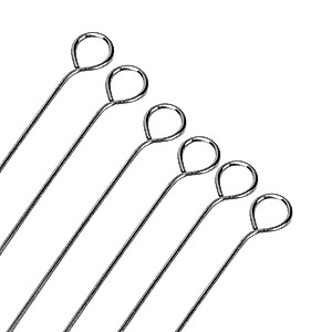 Tyenaza 50 Pcs Inoculating Loop, Reusable Inoculating Loop, Inoculating Loop Lab Bacterial Culture Microbiology Uses Nichrome Needle Tip