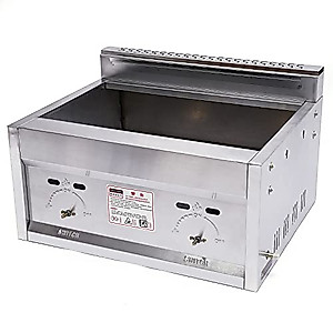 DNYSYSJ Commercial Gas Deep Fryer, French Fries Fried Chicken Commercial Stainless Steel Food Fry Pan for Restaurant Kitchen, 2×Basket , 6L*2 (LPG)