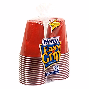 Hefty Easy Grip 18 Ounce Cups (Red), Case Pack, Twelve - (Pack of 30)