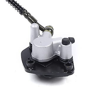 Futchoy Go Kart Rear Axle Kit ATV Go Kart Rear Axle Complete Kit 740mm +Brake Caliper Assembly Parts for Quad ATV Go Kart (style 5), 3569-FDFD