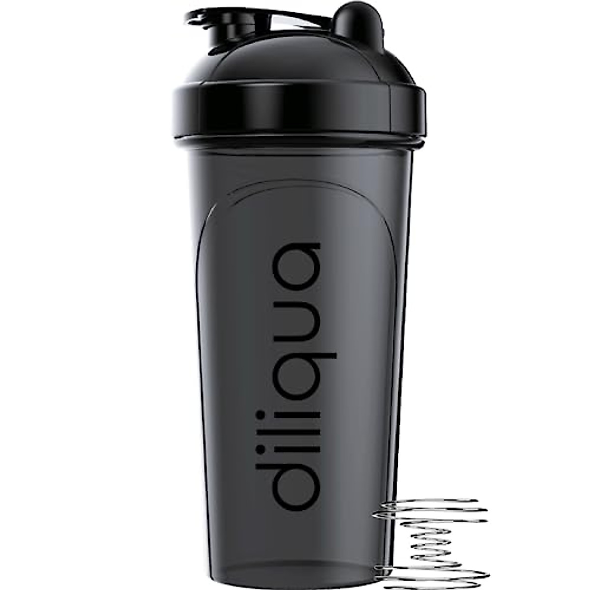 diliqua -4 PACK- 28 oz Shaker Bottles for Protein Mixes | BPA-Free & Dishwasher Safe | 4 large protein shaker bottle | Shaker Cups for protein shakes | Blender Shaker Bottle Pack