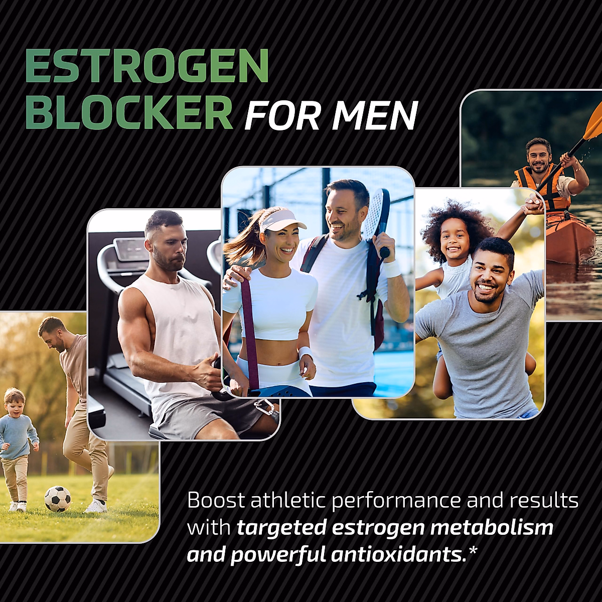 DIM 300mg for Men, Estrogen Blocker & Aromatase Inhibitor | Extra Strength Men’s Hormone Balance & Wellness Support Supplement with Diindolylmethane Plus CDG & Sulforaphane | Gluten-Free | 60 Ct.