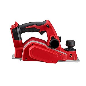 WALKFB 2623-20 for Milwaukee M18 18V 3-1/4-Inch Planer w/Bevel/Edge Guide - Bare Tool, Red, Black