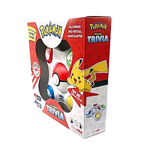 Pokemon Trainer Trivia Toy Featuring The Virtual Game Master 2 Modes Single & Multiplayer, Guessing Brain Game Pokemon Go Digital Travel Board Games