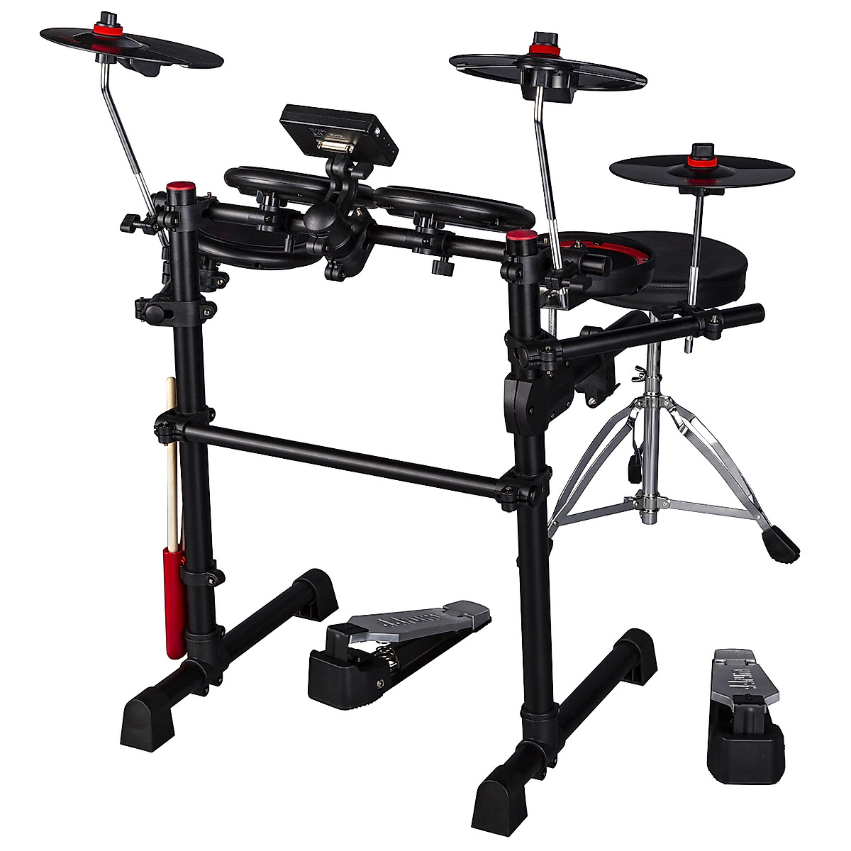 ddrum E-Flex Complete Electronic Set with Mesh Drum Heads, Black (DD EFLEX)