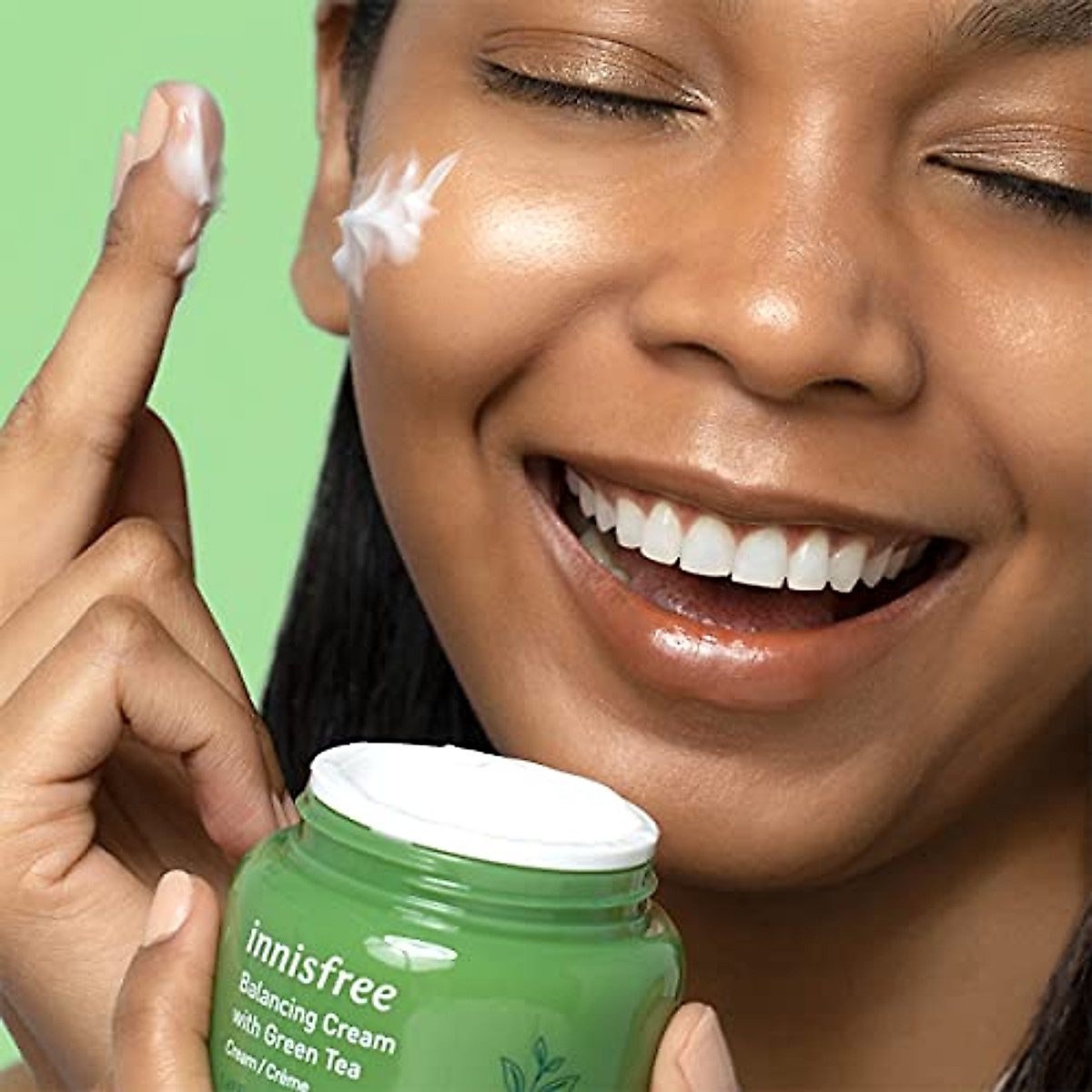 innisfree Green Tea Moisture Balancing Cream Hydrating Face Moisturizer, 2 Pound (Pack of 1)