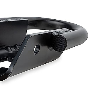 WEILEITE Front Bumper Tow Hook Shackles Compatible with Ford F150 2009-2016 Replace FL3Z-17N808-A(2Pcs,Black)