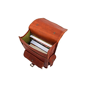 Vintage Leather Laptop Backpack 13 Inch MacBook Pro/Air Bag Rucksack Shoulder Bag