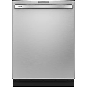 GE Profile PDT775SYNFS 24" Dishwasher with 16 Place Settings Twin Turbo Dry Boost WiFi Connect Deep Clean Silverware Jet Bottle Jet 1 Hour Wash Energy Star Certified in Stainless Steel
