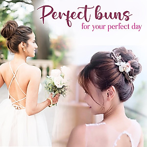 Women's Hair Bun Maker Tool - French Twist Fold Wrap Snap Hair Accessories by Andlane (3 Blonde)