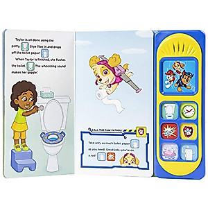 PAW Patrol Chase, Skye, Marshall, and More! - Potty Time - Potty Training Sound Book - PI Kids (Play-A-Sound)
