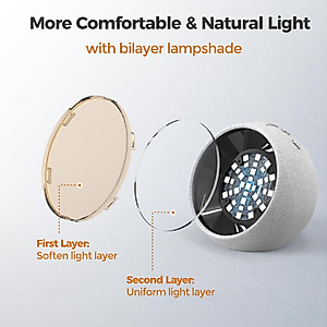 REACHER White Noise Sound Machine, Ambient Night Light for Sleep, 21 Soothing Vibrant Natural Sounds, Brown, Pink & White Noise Machine for Baby, Adults, Kids