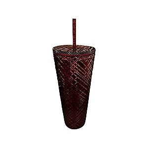 Starbucks 2022 Holiday Jewel Venti 24oz Tumbler with Straw (Red)