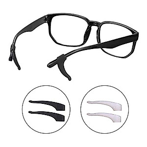 ILSSLI Ear Gripper Holders for Eyeglass Nose Pads Silicone Anti -Slip Glasses Eyeglasses Temple Tips Sleeve Retainer Extender for Eye Glasses Sunglasses of Adults and Kids ,14 Pairs