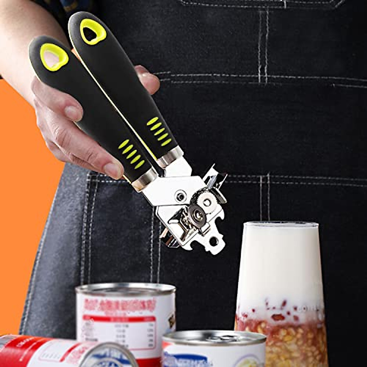 Can Opener, Multifunctional Manual Can Opener - Bottle Opener
