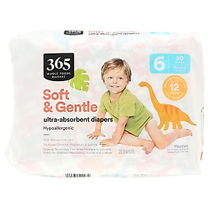 365 by Whole Foods Market, Size 6 Diapers, 20 Count