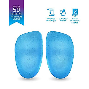 Heel That Pain Plantar Fasciitis Insoles Heel Seats Foot Orthotic Inserts, Hybrid Large (W10.5-13, M8.5-12) & Heel That Pain Heel Seat Wraps for Plantar Fasciitis Heel Spurs, Large (W10.5-13, M8.5-12)
