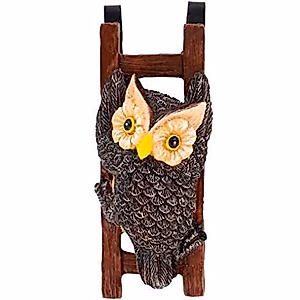 Flower Pot - Hugger Figurine - Owl (2 Pcs) Garden Decor - Get All The Fun Collections of Pot Pal Climbers - Hanging Planter Decorations - Patio Decor - Yard Decor
