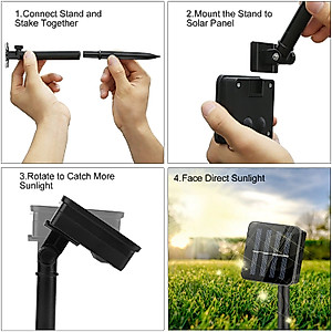 Outdoor Garden String Light 6.5M 30LED Solar Power Retro Bulb for Patio Backyard Porch Balcony Garden Home Party Decor