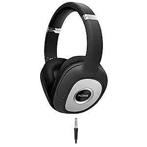 Koss SP540 Full Size Dynamic Headphones, Black with Silver Accents