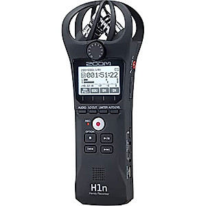 Zoom H1n Audio Recorder Value Bundle with 4x AAA Batteries, SanDisk 32GB microSD Card, Recorder Case, Zoom Accessories and StreamEye Polishing Cloth