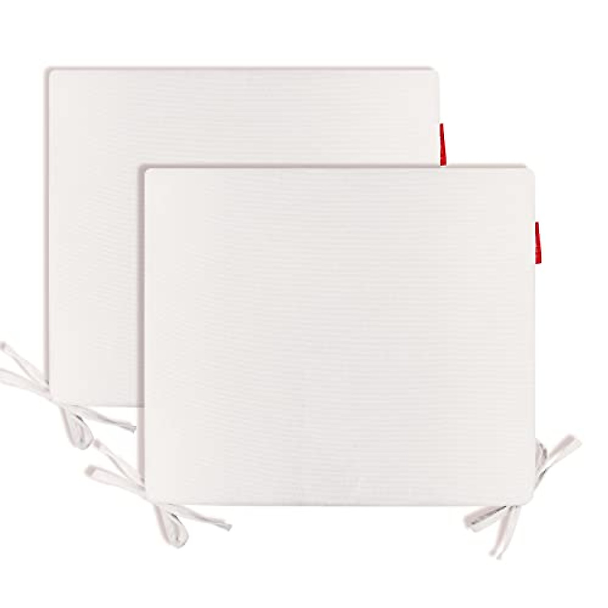 Pcinfuns Outdoor Squared Seat Cushions 18.5 x 16 Inches All Weather Chair Cushions for Garden Patio Furniture Chair Pads,Beige