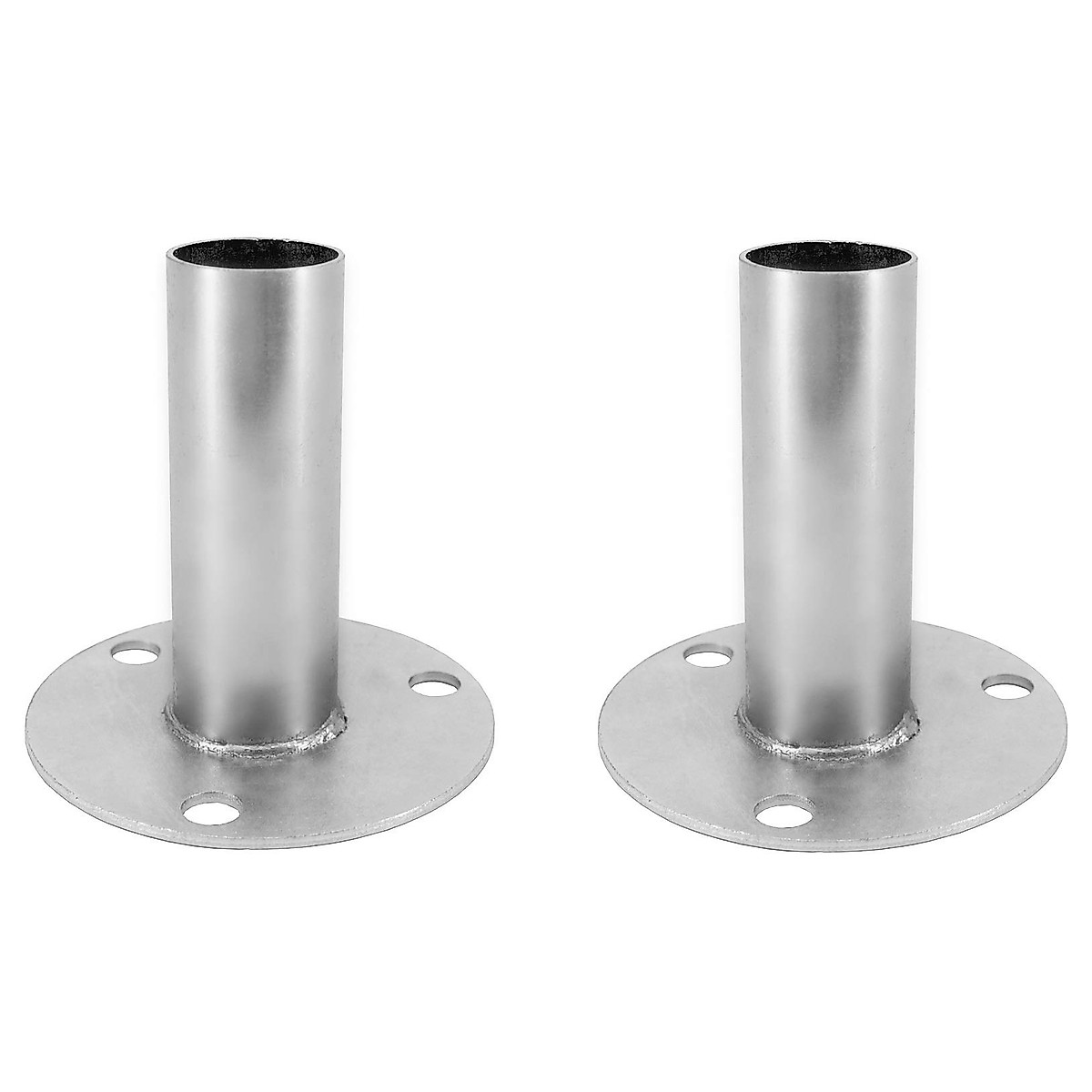 GoodsZone Canopy Fittings Kit 1 3/8" Slant roof Shelter Carport Deck Shed Frame Connectors Coupling, 2/Pack (Foot Pads)