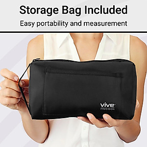 Vive Precision Manual Blood Pressure Cuff - Aneroid Sphygmomanometer with Case - BP Kit Monitor for Adults, Nurses - One Hand, One Tube Upper Arm Cuff Machine - BPM Meter Device for Professionals