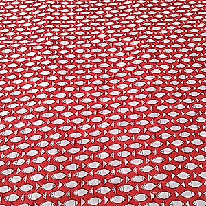 Trade Star 3 Yard 100% Cotton Printed Fabric for Dressmaking Indian Running Natural Dye Fabric for Sewing Ethnic Sanganeri Fish Print Fabric by The Yard Width 44 Inches (Pattern 1)