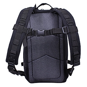 Black Tactical Canvas Go Pack Backpack