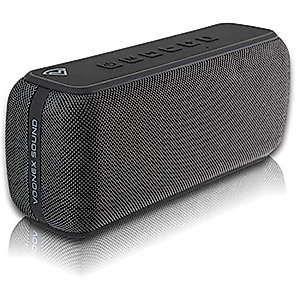 Voonex Sound ArcWave Portable Bluetooth Speaker, High Powered Loud Speaker, Bass Boost, IPX5 Waterproof, Dual Speaker Pairing, Wireless Speakers for Home, Outdoors, Travel, USB-C Fast Charge