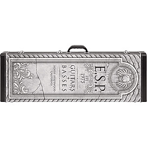 ESP LTD KH-WZ Signature Series Kirk Hammett White Zombie Electric Guitar with Case