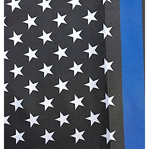 Thin Blue Line American 12 x 18 Inch Garden Flag Police Flag American Flag