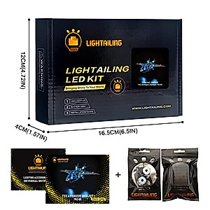 LIGHTAILING Light for Lego- 76248 The Avengers Quinjet - Led Lighting Kit Compatible with Lego Building Blocks Model - NOT Included The Model Set